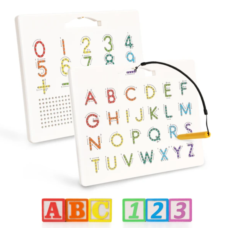 Magnetic Preschool Alphabet Board Letter ABC Board & Numbers Learning ...