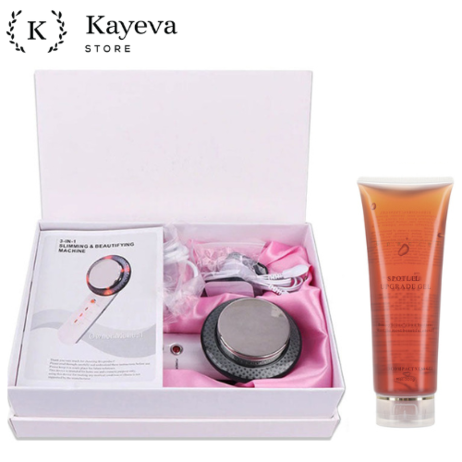 Ultrasonic Fat & Cellulite Burner + Cream For Ultrasonic Fat Burner (3 – KAYEVA